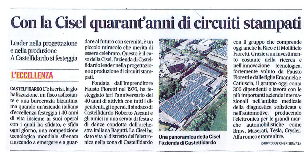 News | Cisel srl PCB Italy